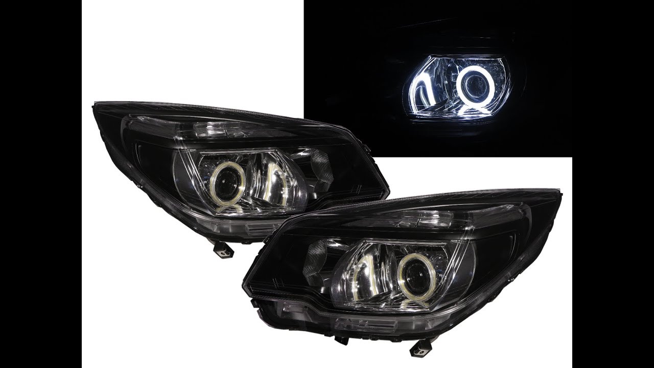 CrazyTheGod Colorado RG MK2 12-16 Pickup COB Projector Headlight ...