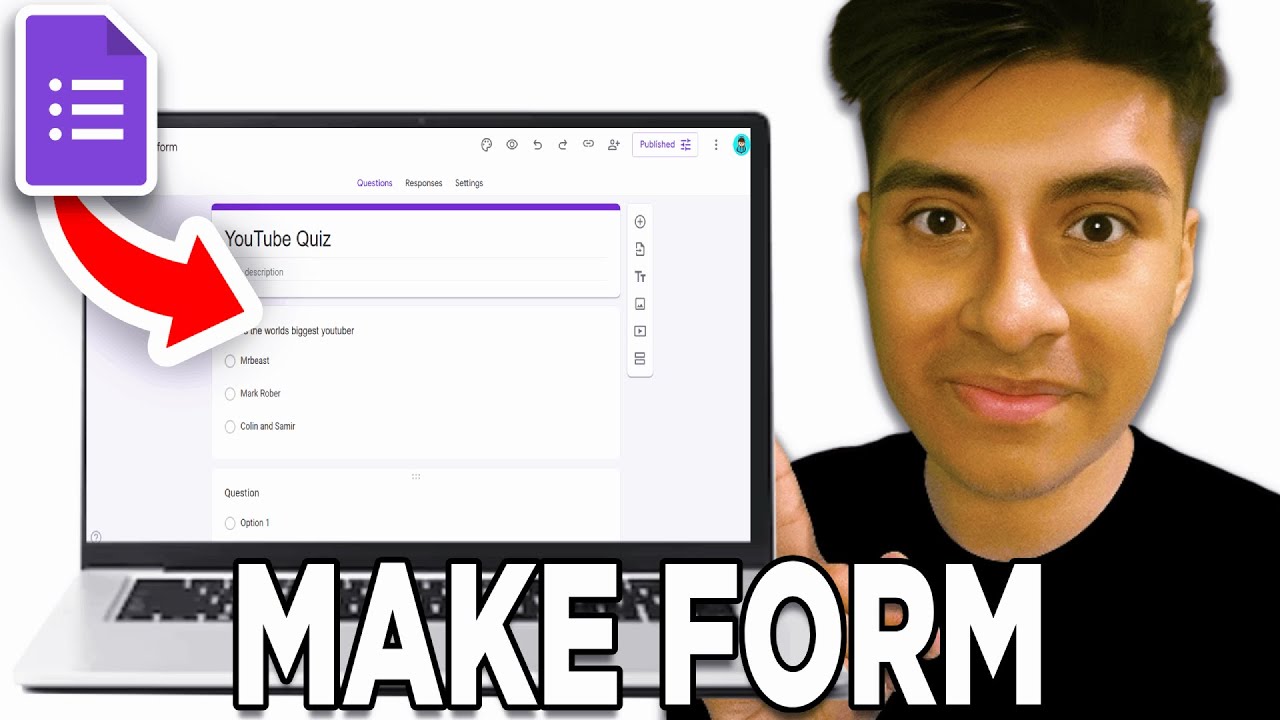 How To Make Google Form Multiple Choice With Answers! - Tutorial - YouTube