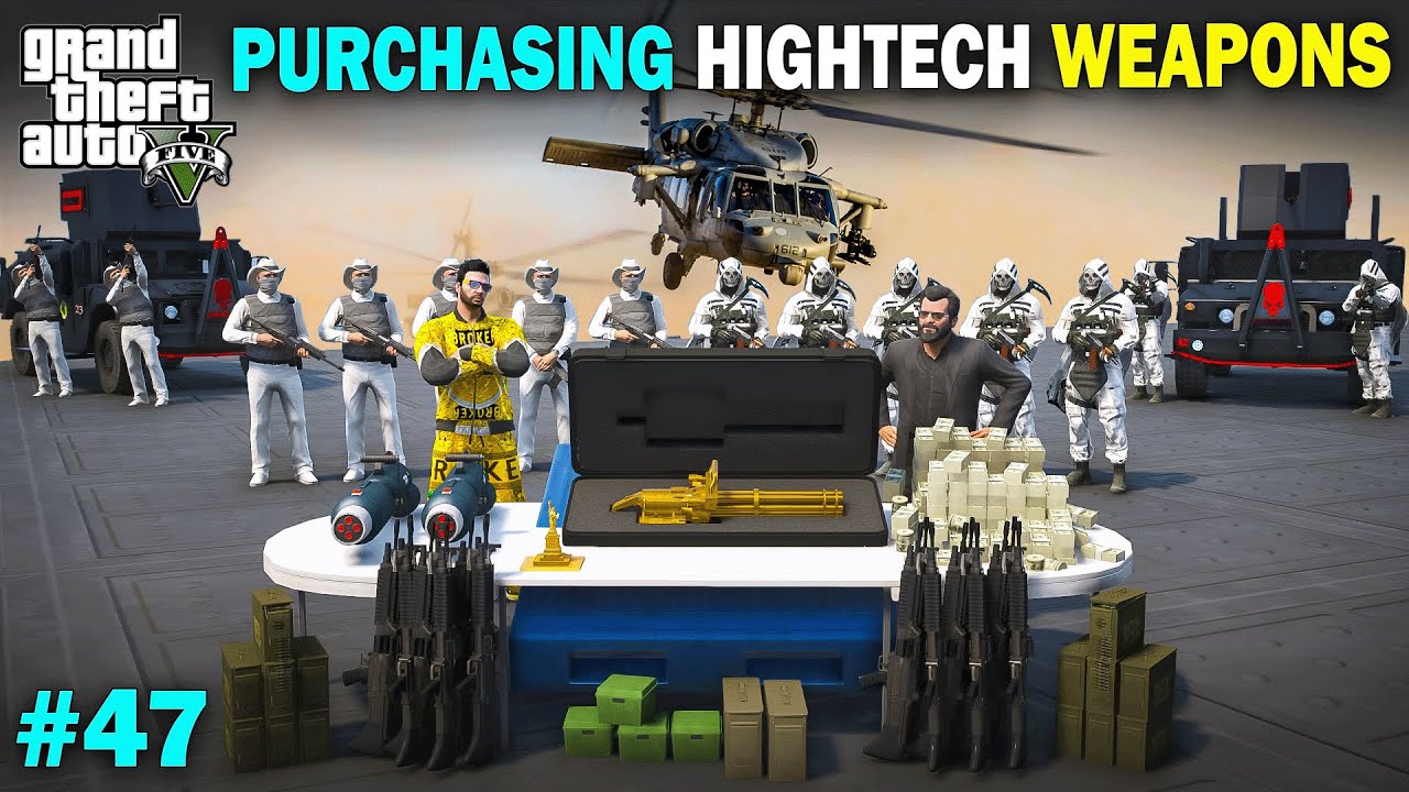 MICHAEL PURCHASE HIGHTECH WEAPON | GTA V GAMEPLAY #47 - YouTube