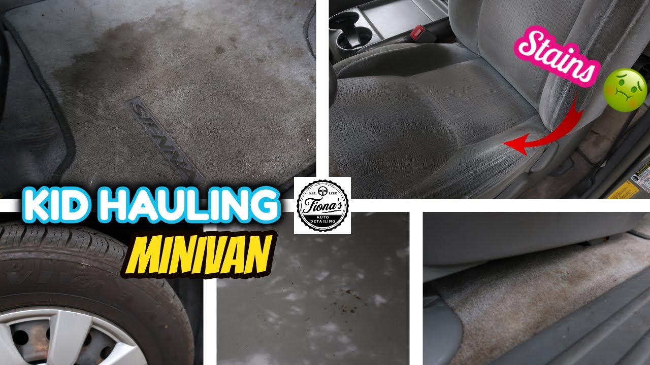 Deep Cleaning Kid-Hauling Minivan! || Complete Interior and Exterior ...
