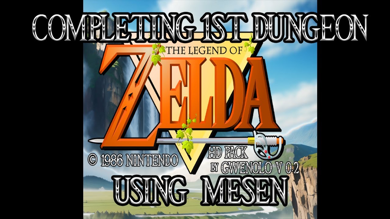 The Legend Of Zelda - Mesen HD Pack by Gwenolo - Completing 1st dungeon ...