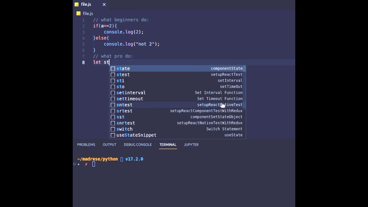useful if shortcut in javascript - YouTube