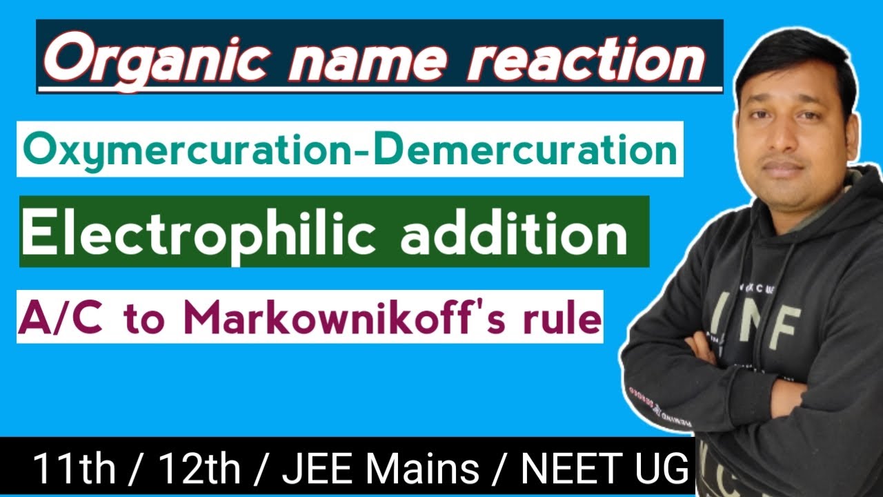Oxymercuration-Demercuration reaction || OMDM || solvomercuration ...