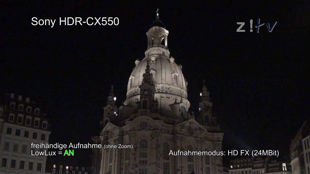 # Sony HDR-CX550 # Low Lux Test - YouTube