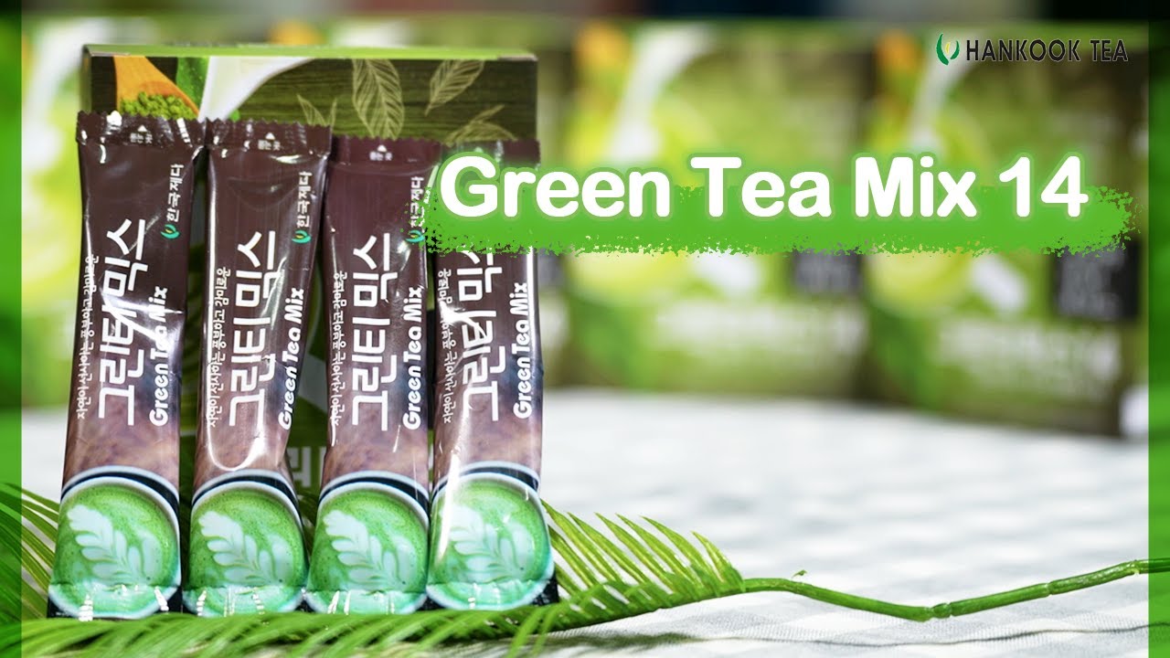 [hankooktea] GREEN TEA MIX 14 - YouTube