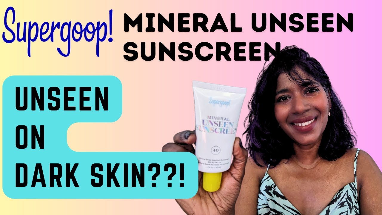 Hit or Miss??!! Supergoop Mineral Unseen Sunscreen - YouTube