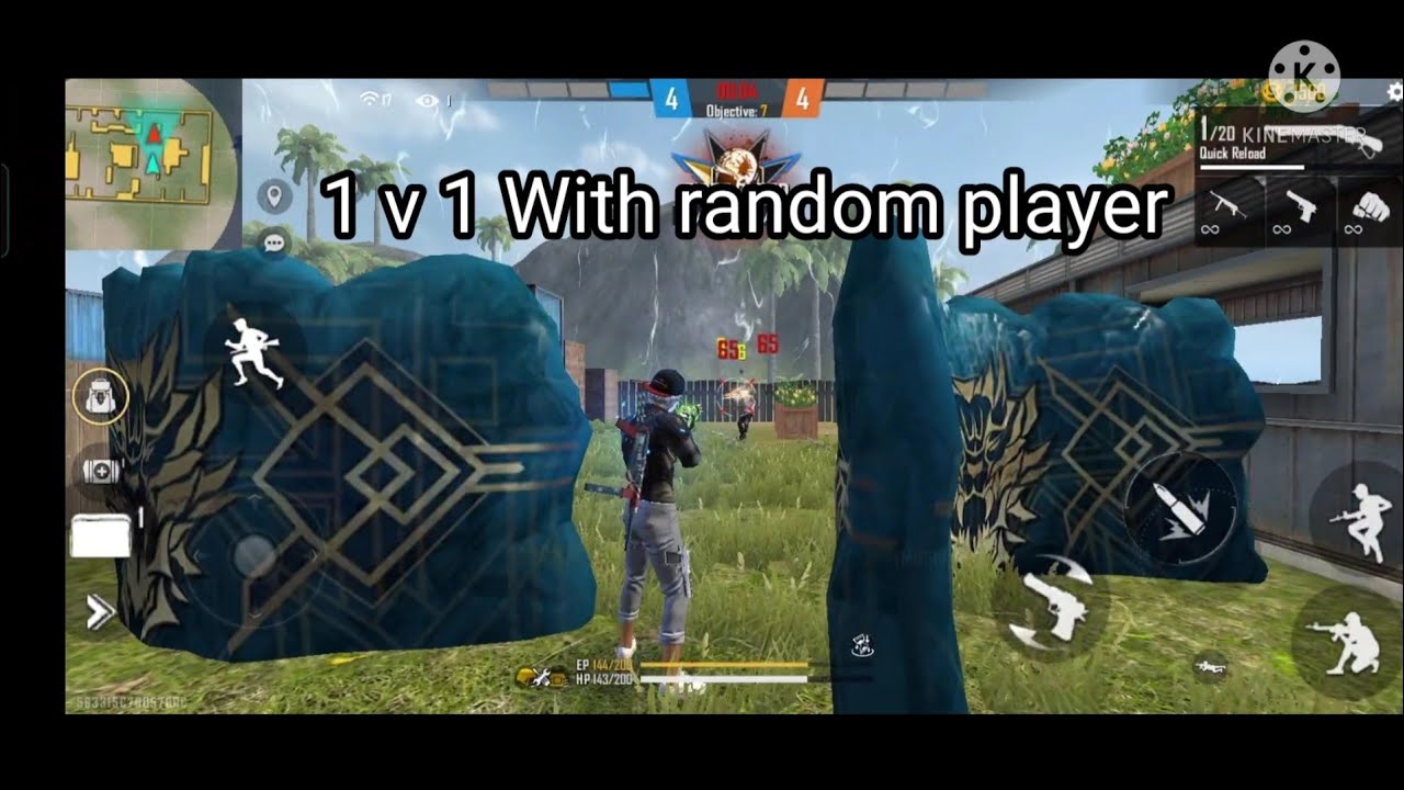 Playing 1 v 1 with random pro player😱😱 - YouTube