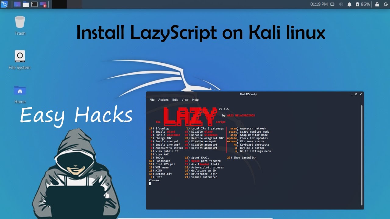 Install Lazyscript on kali linux | kali linux 2020 | Tech Master | Kali ...