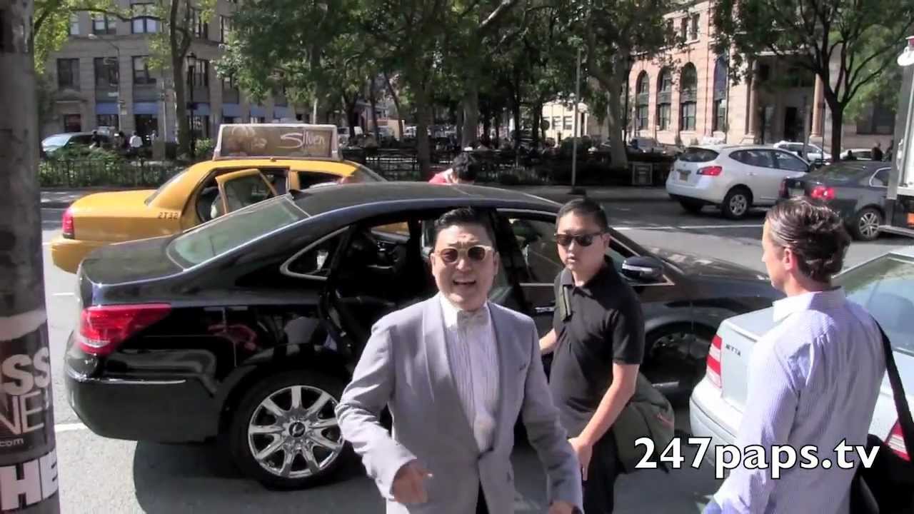 (Exclusive) PSY doing a photo shoot in the Park in New York City - YouTube