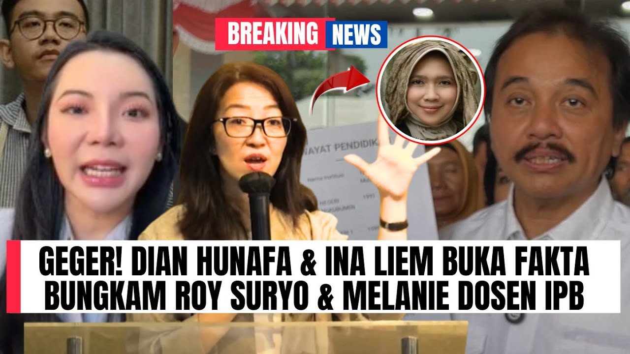 LIVE | Dian Hunafa & ina Liem Buka Fakta Ijazah Gibran, Bungkam Roy ...
