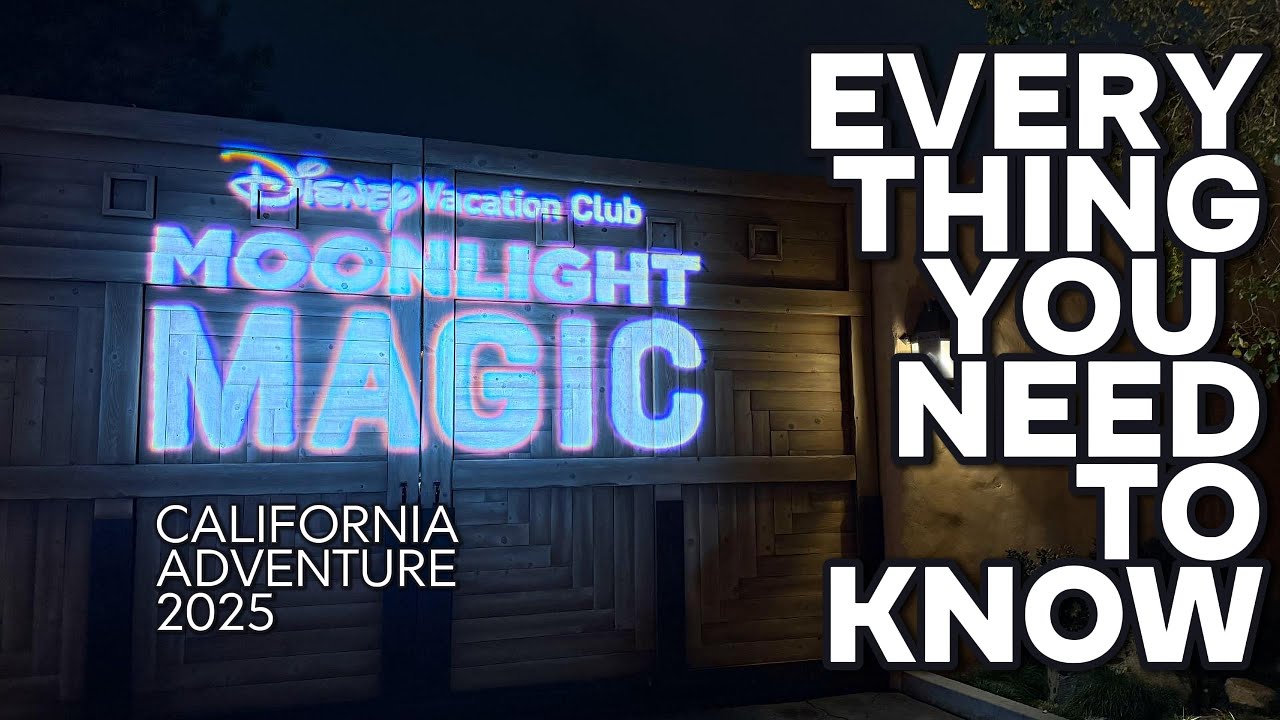 Moonlight Magic California Adventure 2025 - YouTube
