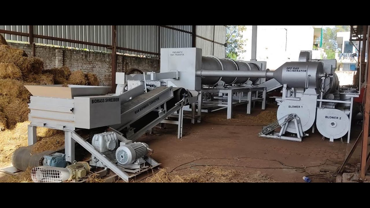 Torrefaction of biomass Plant - YouTube
