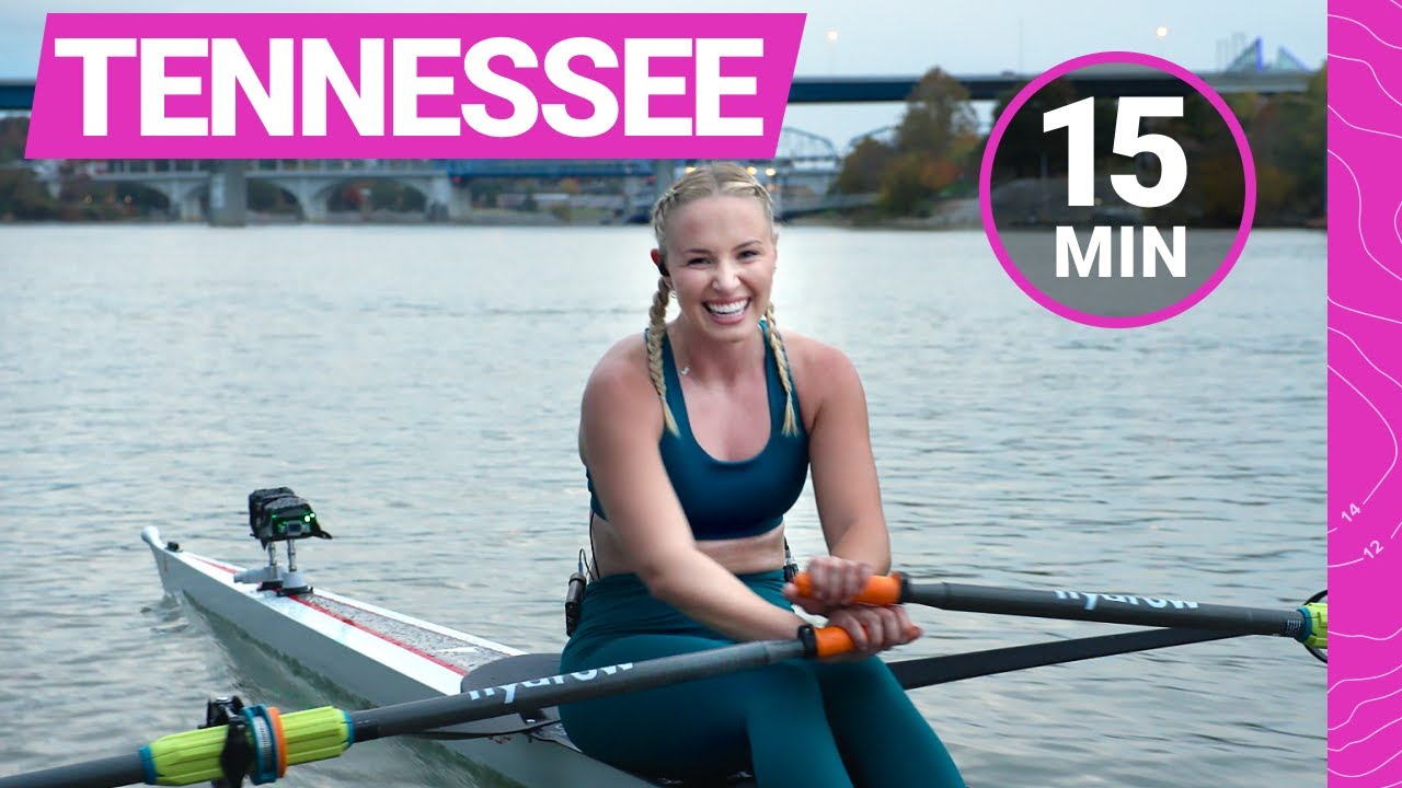 15-Minute Intense Rowing Workout on the Tennessee River - YouTube