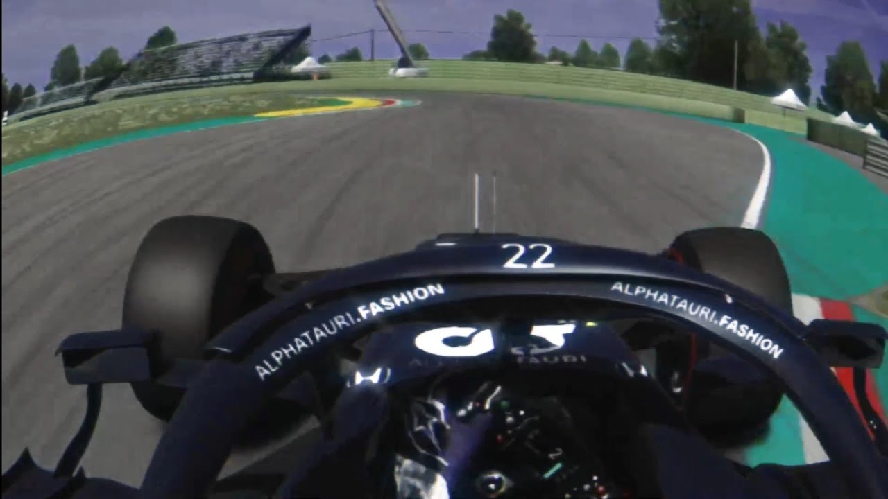 [Assetto corsa] Yuki Tsunoda Imola Flyinglap onboard - YouTube