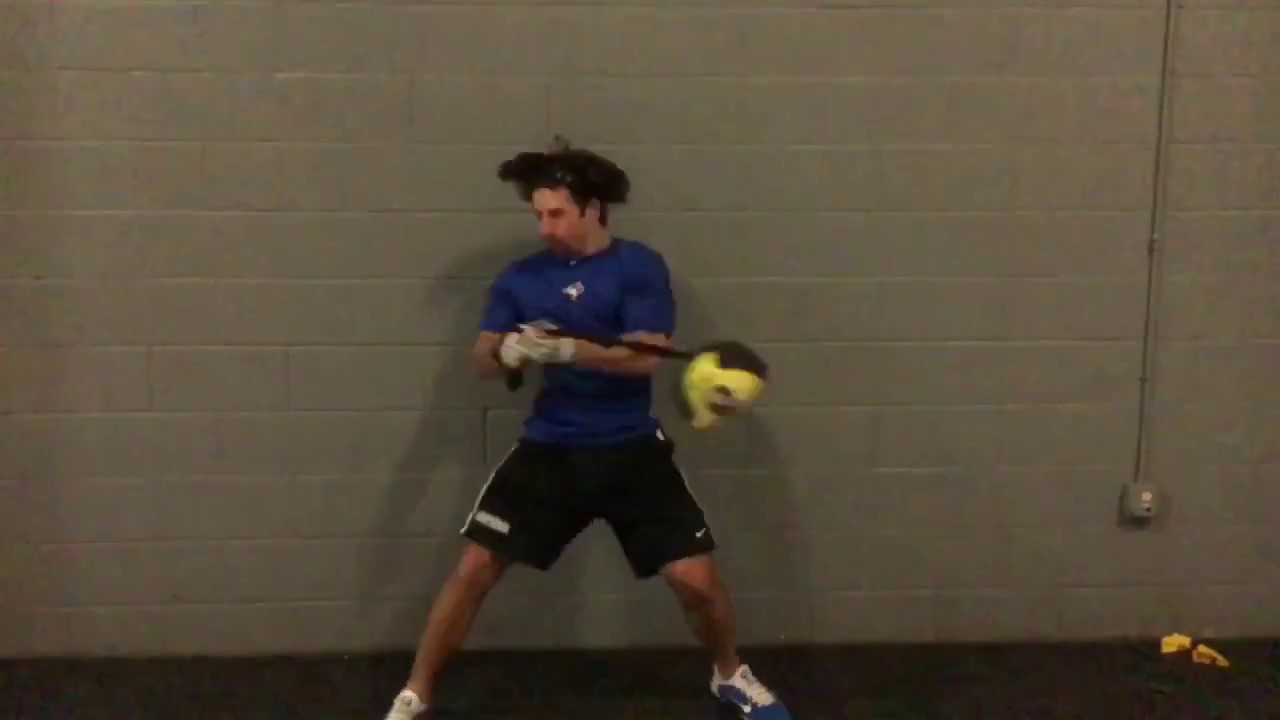 Toronto Blue Jays OF, Nick Sinay performs Tornado Ball Slams - YouTube