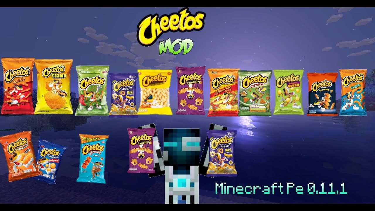 Cheetos mod con efectos de pociones: Mods para Minecraft pe 0.11.1 ...