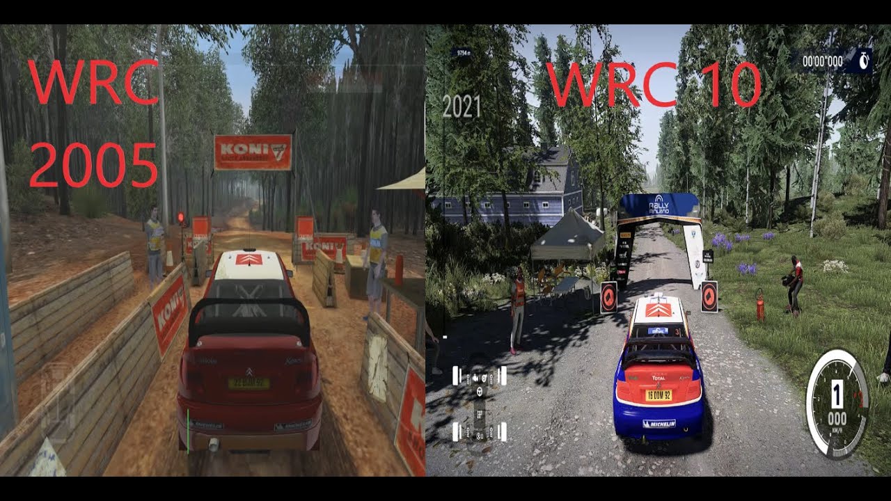Evolution of WRC Games 2005-2021 (Citroen Xsara WRC 2004) - YouTube