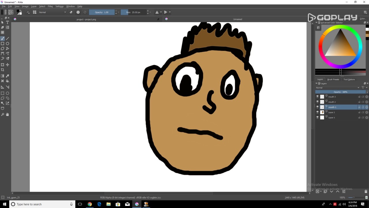 How to Use Krita to Make a Gif - YouTube