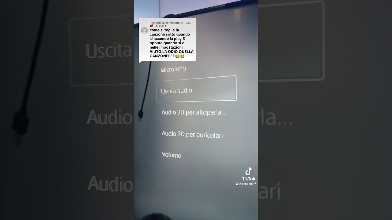 COME SILENZIARE L’AUDIO DEL MENÙ DI PS5 - YouTube