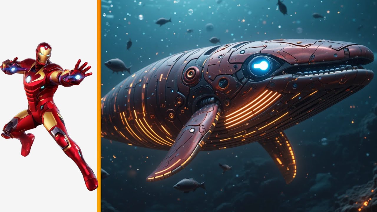 Avengers But blue whale | all character superhero marvel dc ...