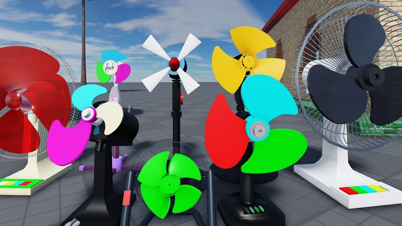 FARMHOUSE Frenzy: 9 Spinning Fan Colours (New Updated) - YouTube