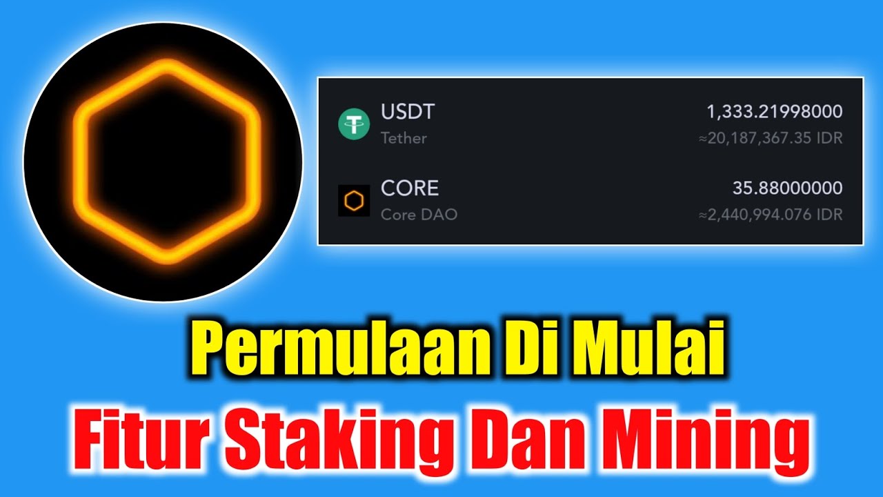 Fitur Baru Staking Dan Mining Core DAO UPDATE, Harga Core DAO Hari, Core Staking MetaMask - YouTube