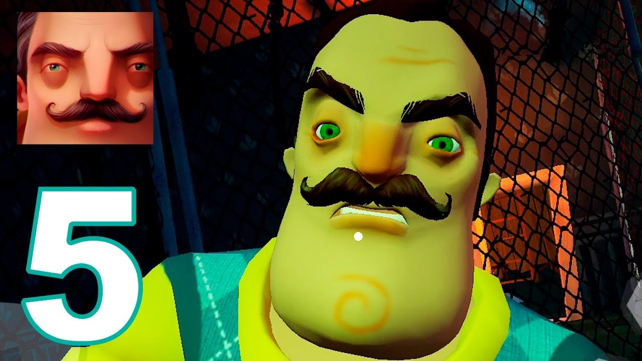 Hello Neighbor - Full History Scenes (Cutscenes) Ending Final Part 5 ...