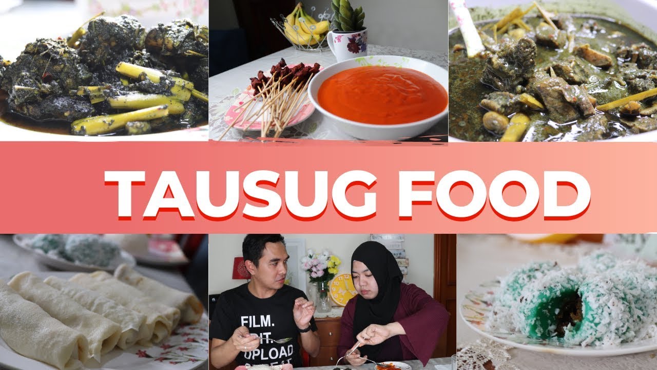 Tausug Food Mukbang - Tiyula Itum , Satti , Pyanggang , Daral , Putli ...