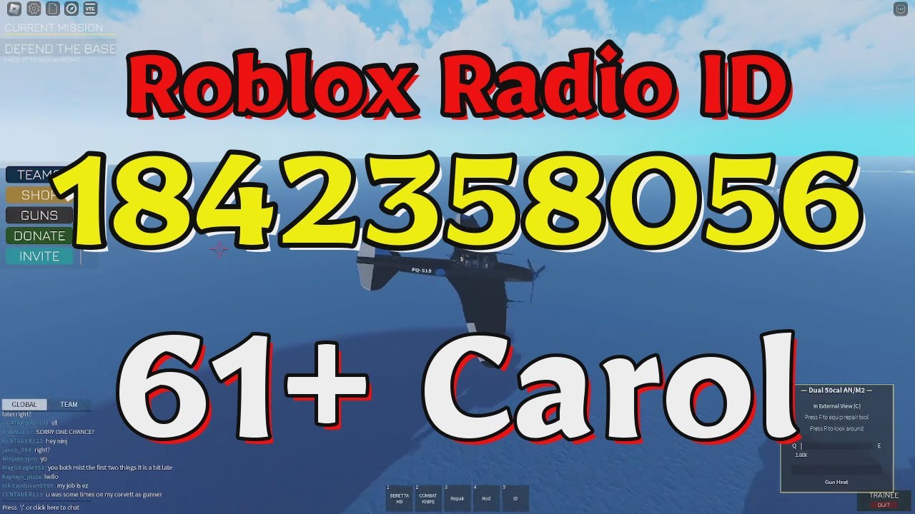 Carol Roblox Radio Codes/IDs - YouTube