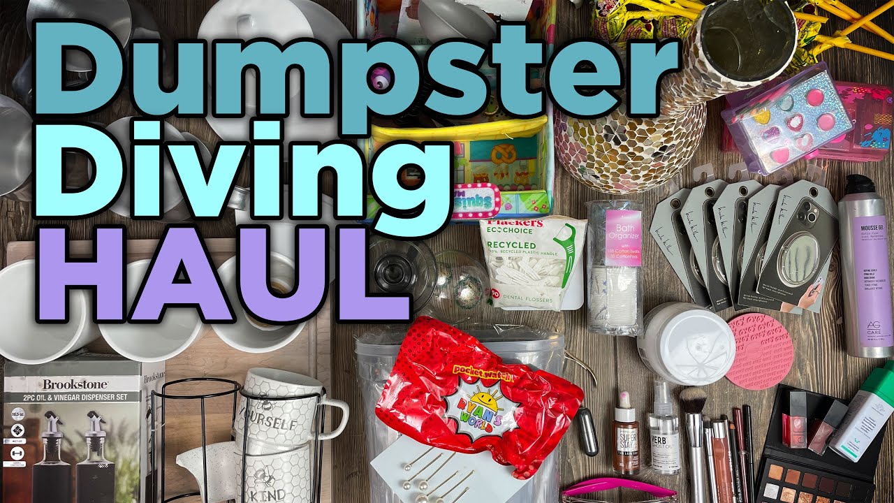 Crate & Barrel, ULTA, and Burlington Haul! - Dumpster Diving Haul [2023] - YouTube