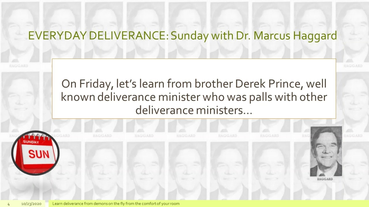 EVERYDAY DELIVERANCE FROM DEMONS:Sunday with Dr. Marcus Haggard - YouTube