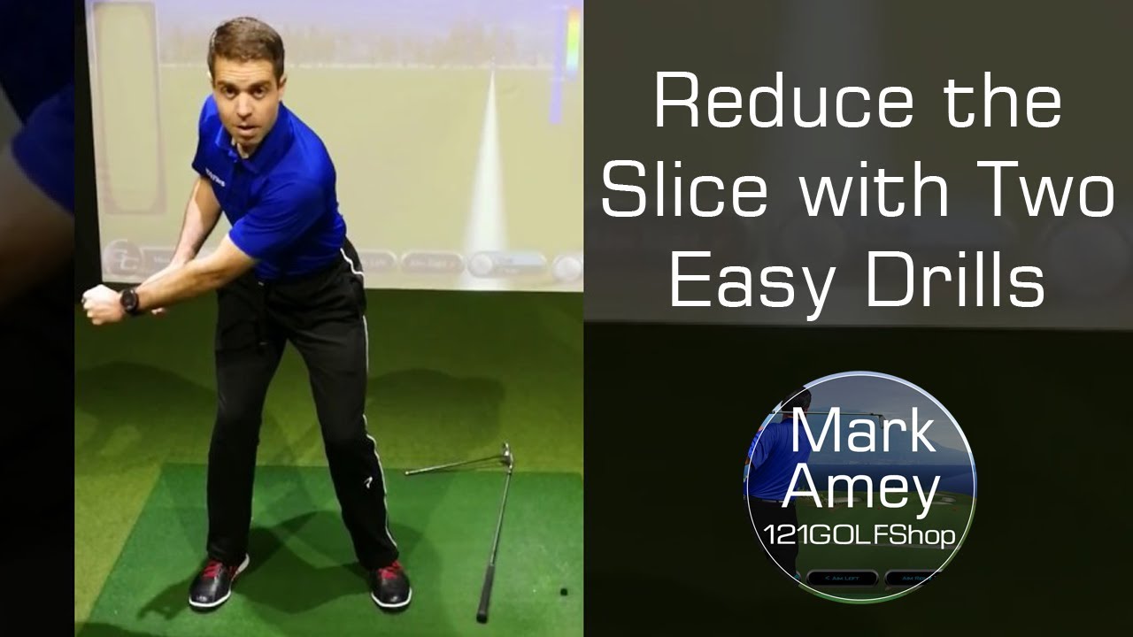 Reduce the slice in the golf shot with two simple drills - YouTube