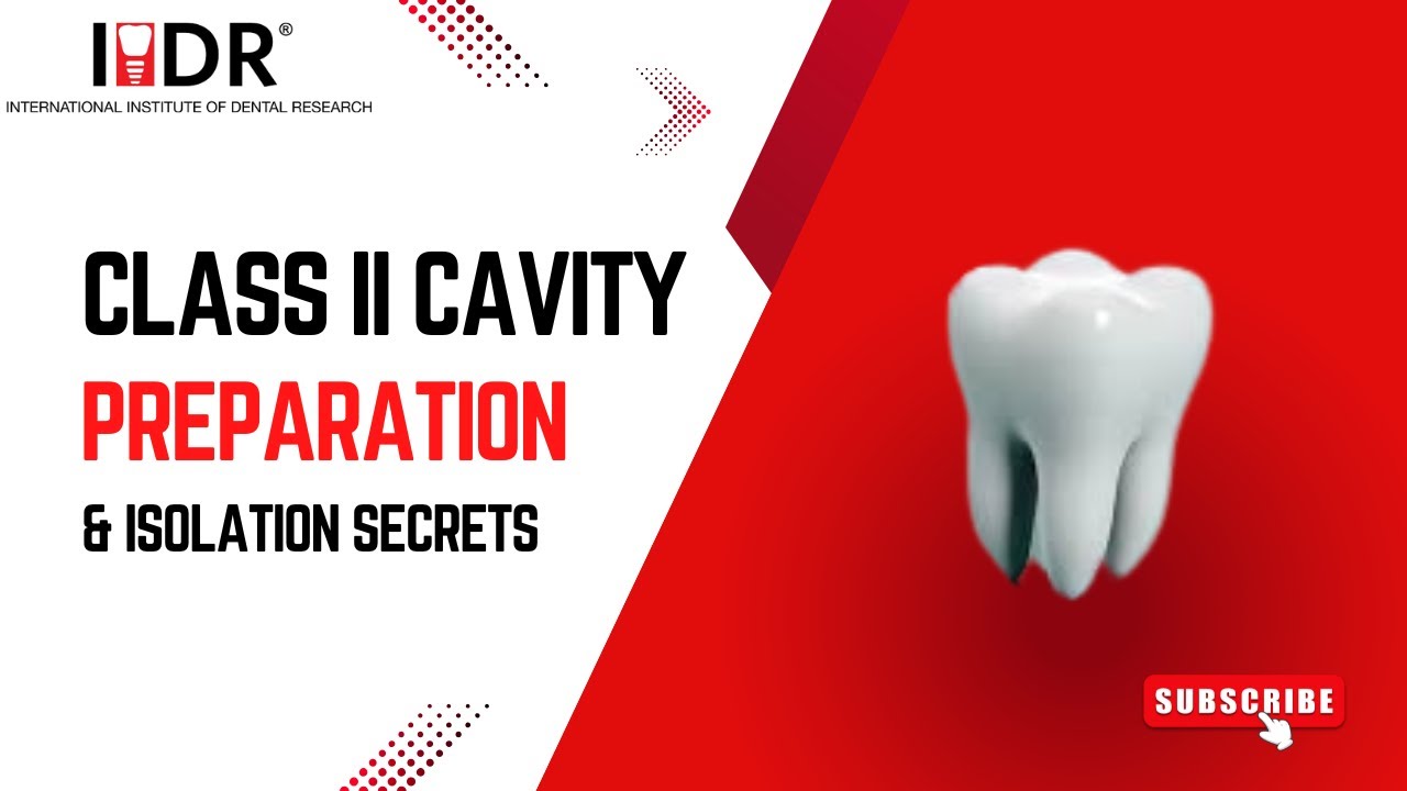 Class II Cavity Preparation & Isolation Secrets - YouTube