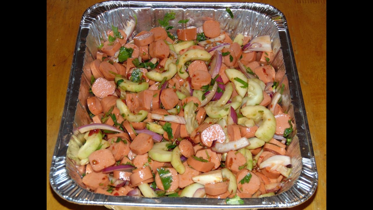 BOTANA DE SALCHICHAS PARA FIESTAS CON CHIPOTLE Y LIMON!!! - YouTube