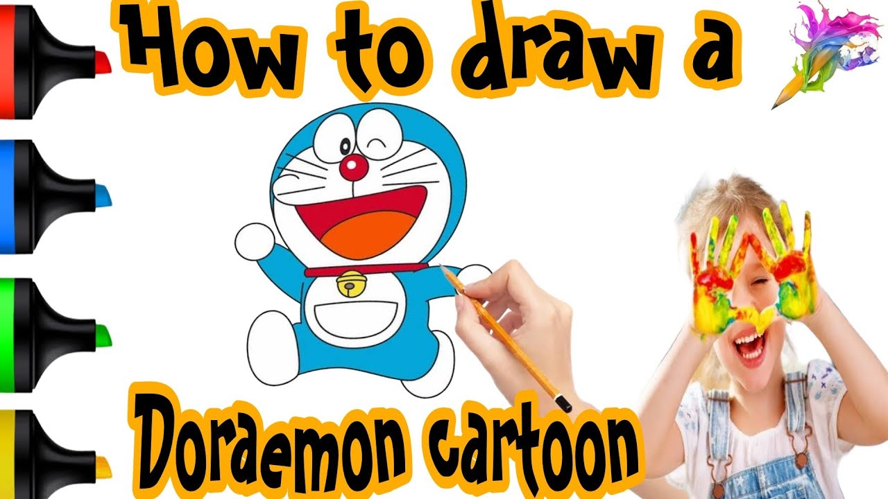 How To Draw Doraemon - DRAWING DORAEMON EASY STEP BY STEP - HOW TO DRAW ...