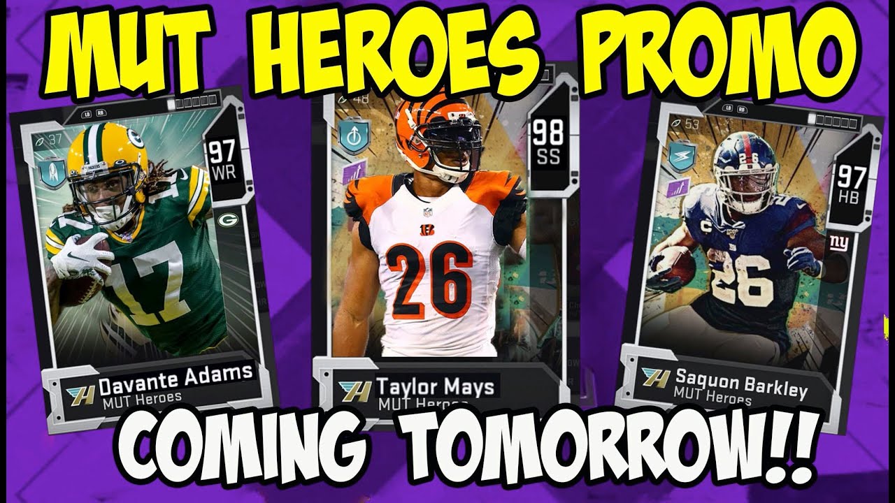 MUT HEROES PROMO COMING!! NEW LIMITEDS IN PACKS ~ MADDEN 21 ULTIMATE ...