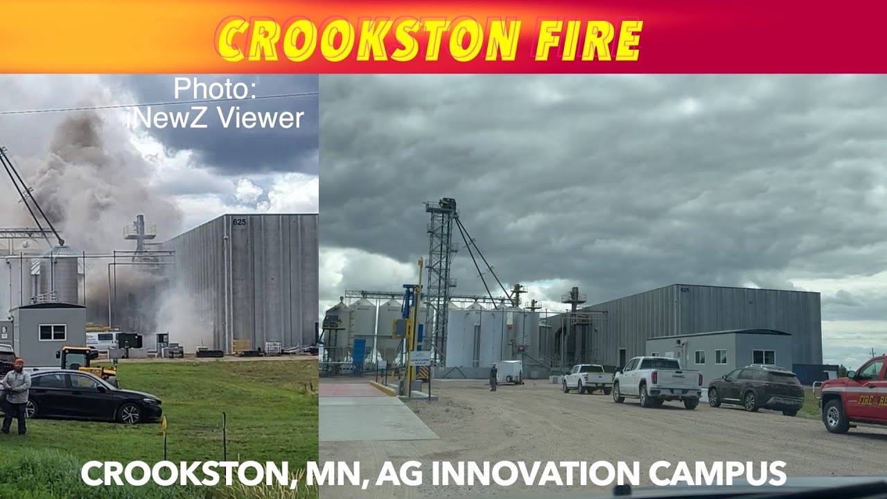 BREAKING NEWS: Fire At Ag Innovation Campus In Crookston, MN - YouTube