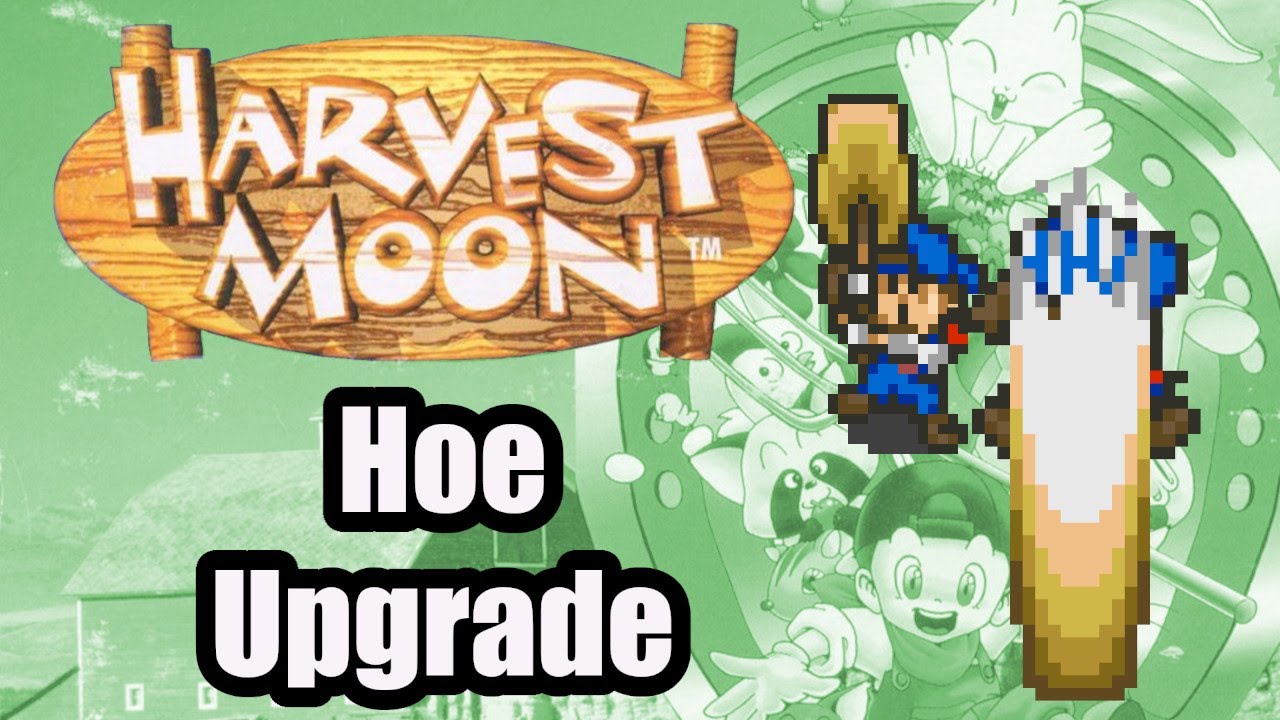 How to upgrade the hoe to the Golden Hoe in Harvest Moon SNES - YouTube
