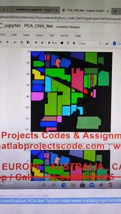 Hyperspectral Image classification PCA Net Python code - YouTube