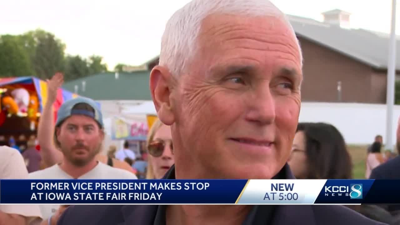 At the Iowa State Fair, Pence talks Jan. 6 and 2024 presidential run ...