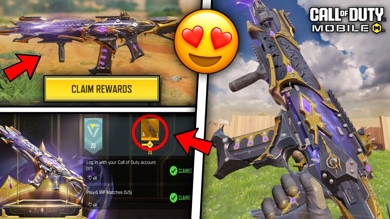 *NEW* How To Claim The FREE Legendary M4 - Black Gold Royal NOW! Codm ...