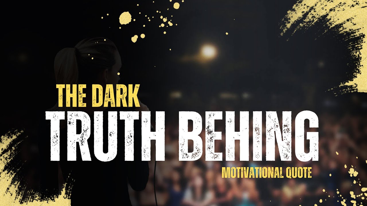 The Dark Truth Behind the Best Motivational Quote - YouTube