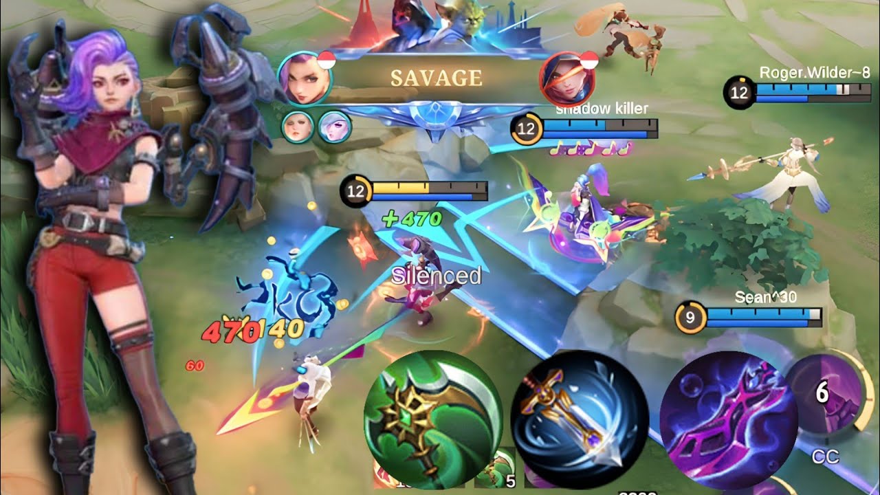 New Hero Ixia Savage & Maniac Gameplay - Mobile Legends Bang Bang - YouTube