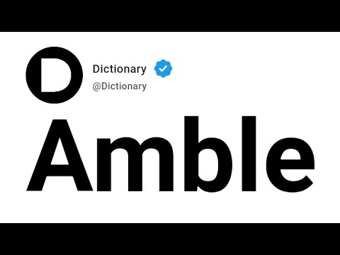 Amble Meaning In Bengali - YouTube