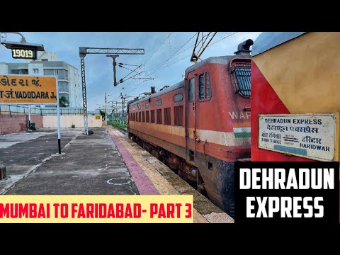 MUMBAI to FARIDABAD || Full Train Journey- PART 3 || Train No. 19019 ...