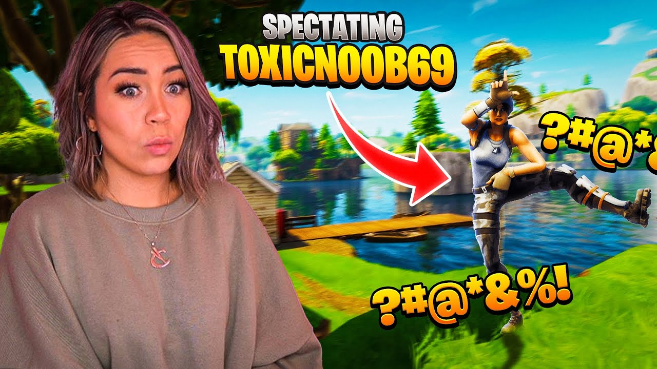 Spectating The Most TOXIC Player In Fortnite - YouTube