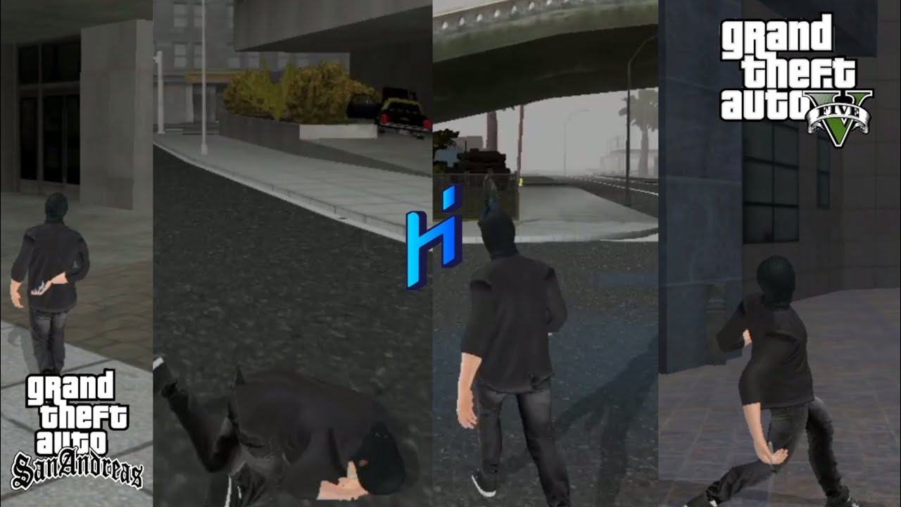 Smooth Animation Gta V Online || GTA SA ANDROID - YouTube