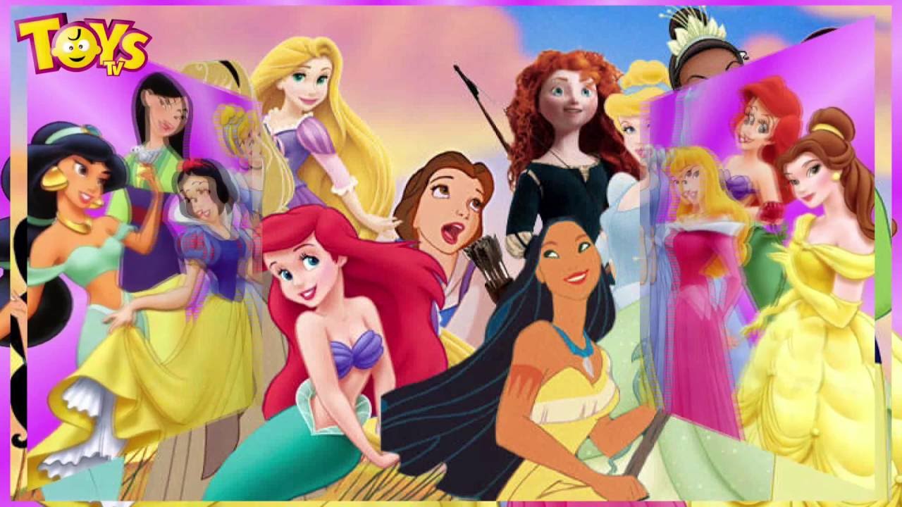 DISNEY PRINCESS Clip! Twinkle Twinkle Little Star! Kids Songs! Children ...
