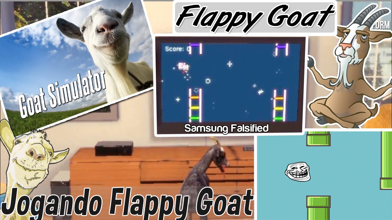 Jogando Flappy Goat - GamePlay Goat Simulator #02 - YouTube