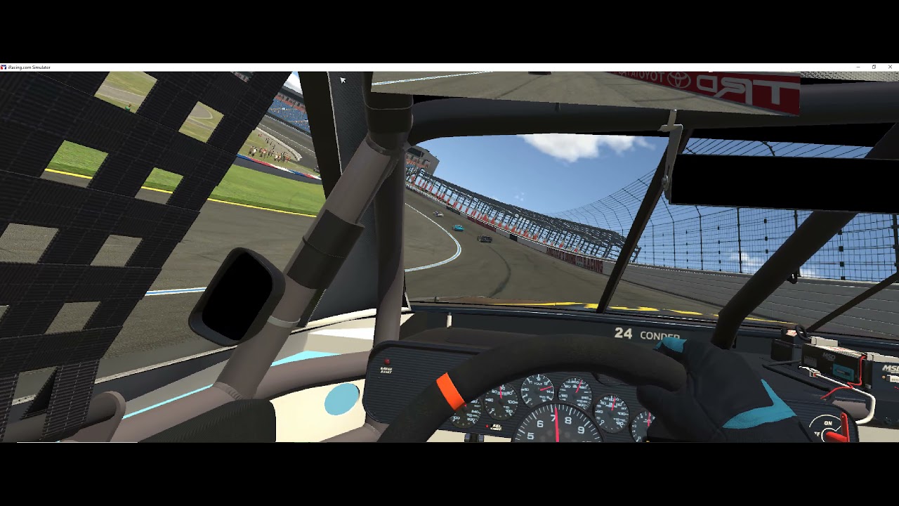 Iracing Charlotte VR Hometown win feeling!!! Class B - YouTube